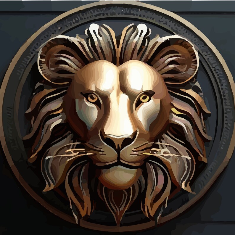 3D Lion Mandala SVG Lion,3d Layered Lion, Lion Multilayer Svg, Lion ...