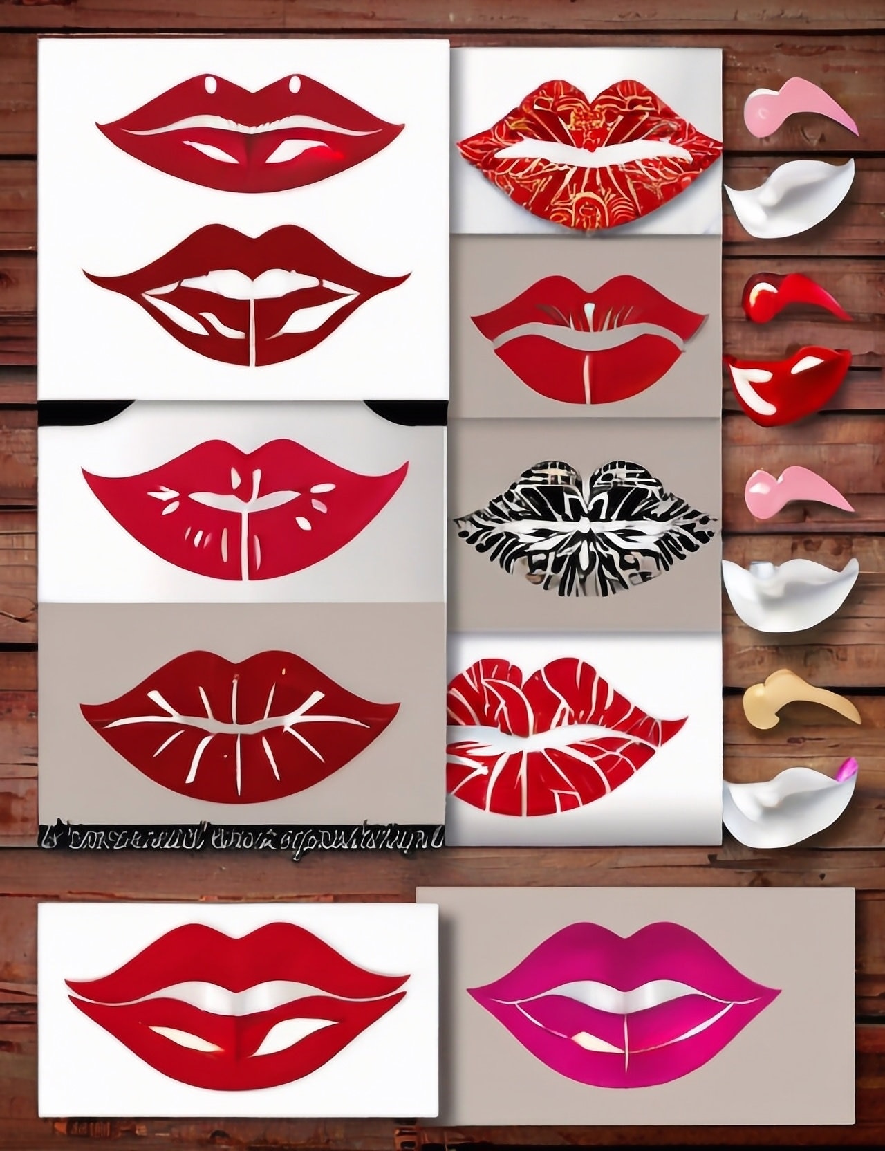 Designs Lips SVG Bundle, File for Cricut Lips Svg Bundle, Lips Kiss Svg ...