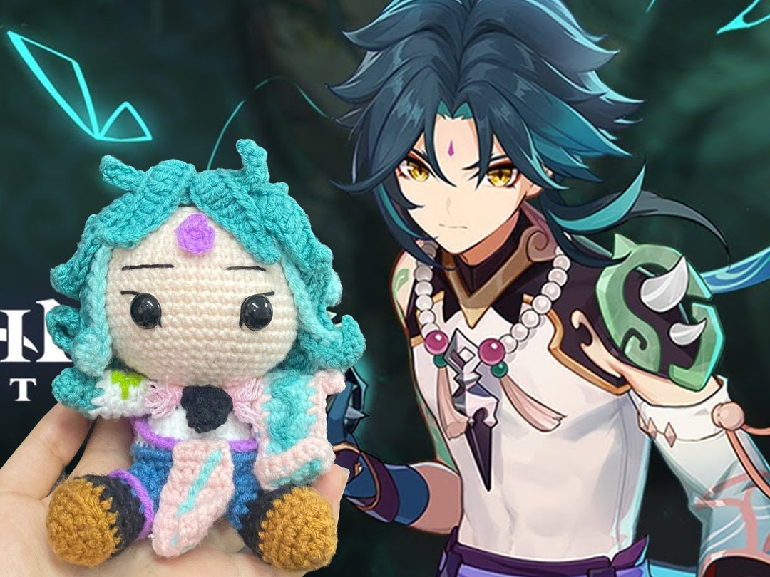 Crochet Xiao Genshin Plushie Crochet Genshin Character - Etsy