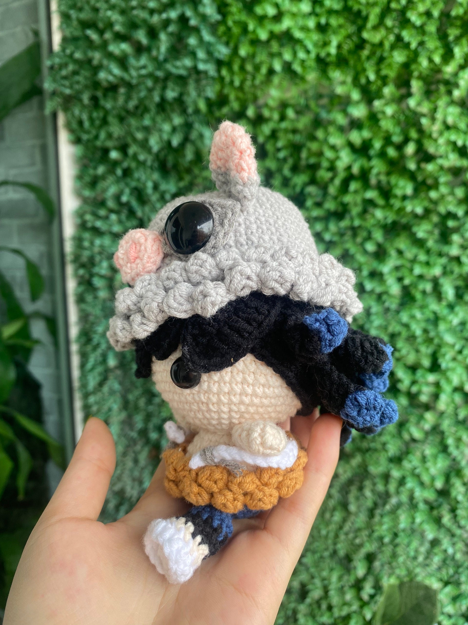 Crochet Demon Slayer Characters Plushie Handmade Inosuke - Etsy Canada