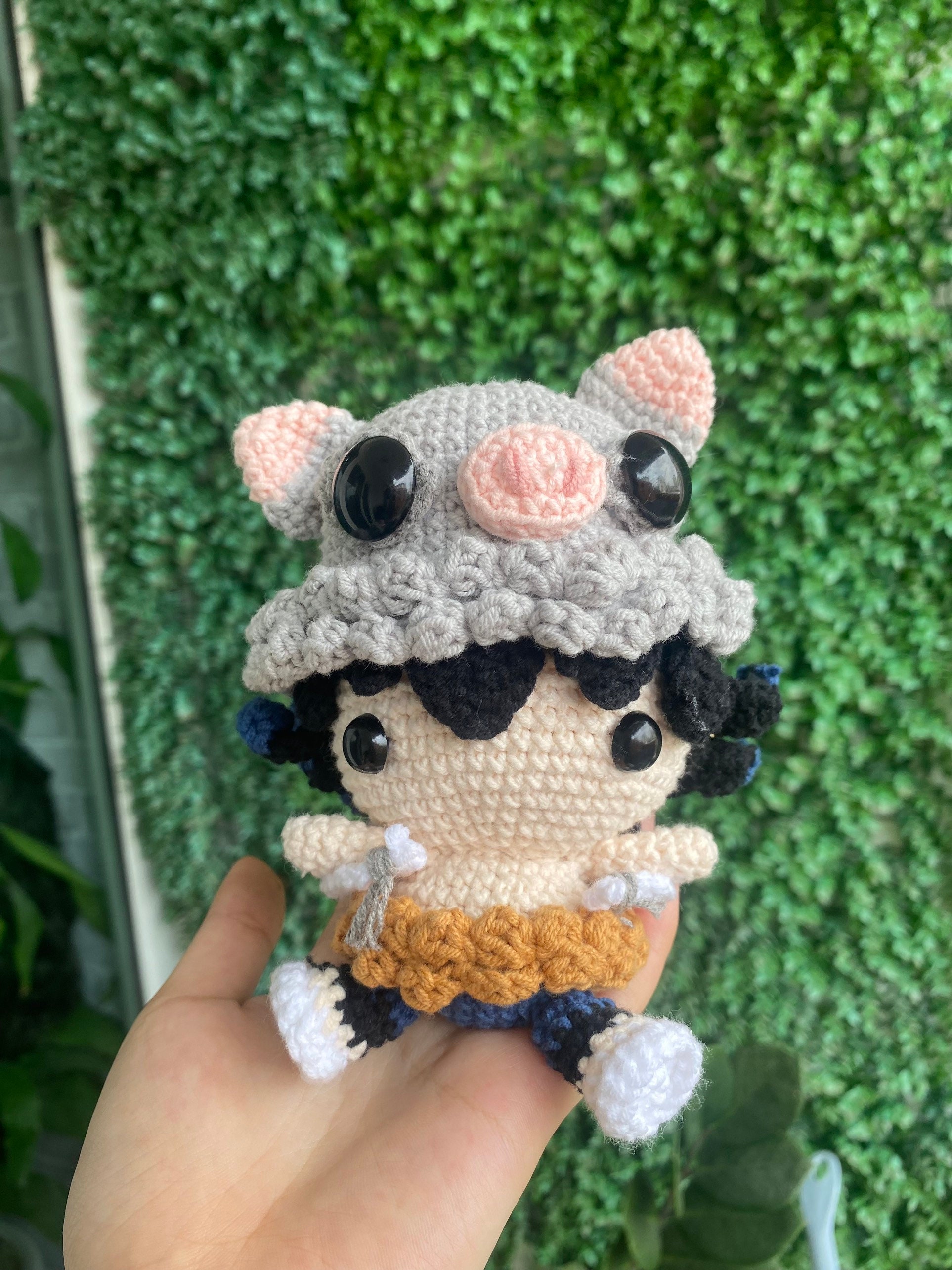 Crochet Demon Slayer Characters Plushie Handmade Inosuke - Etsy Canada