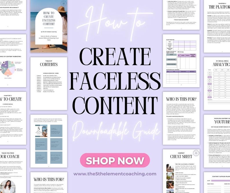 Faceless Content Creation Guide Build Your Personal Brand Without ...