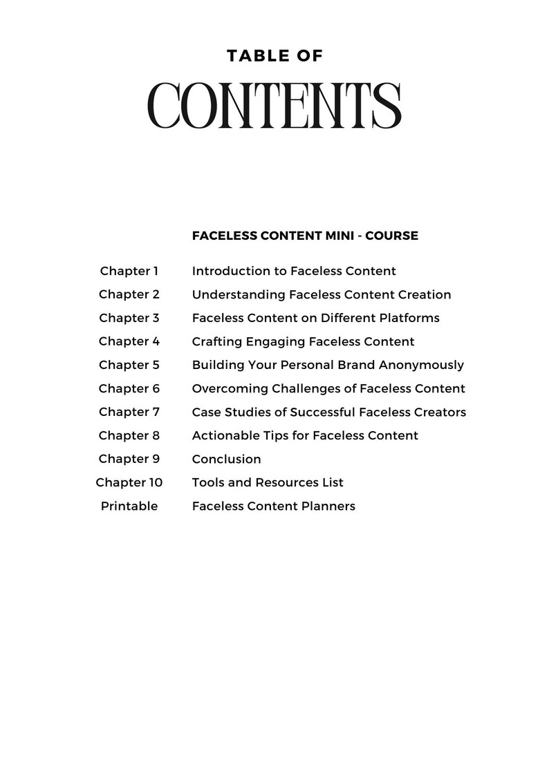 Faceless Content Creation Guide Build Your Personal Brand Without ...