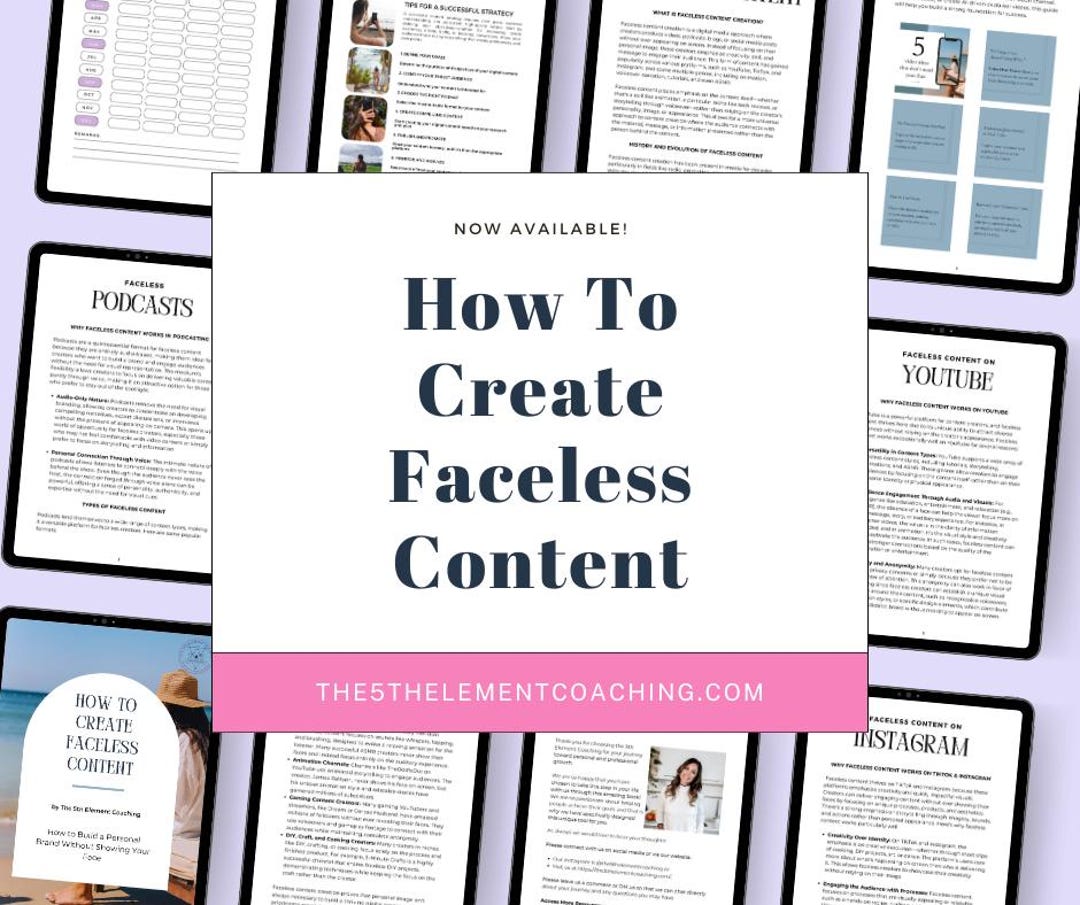 Faceless Content Creation Guide Build Your Personal Brand Without ...