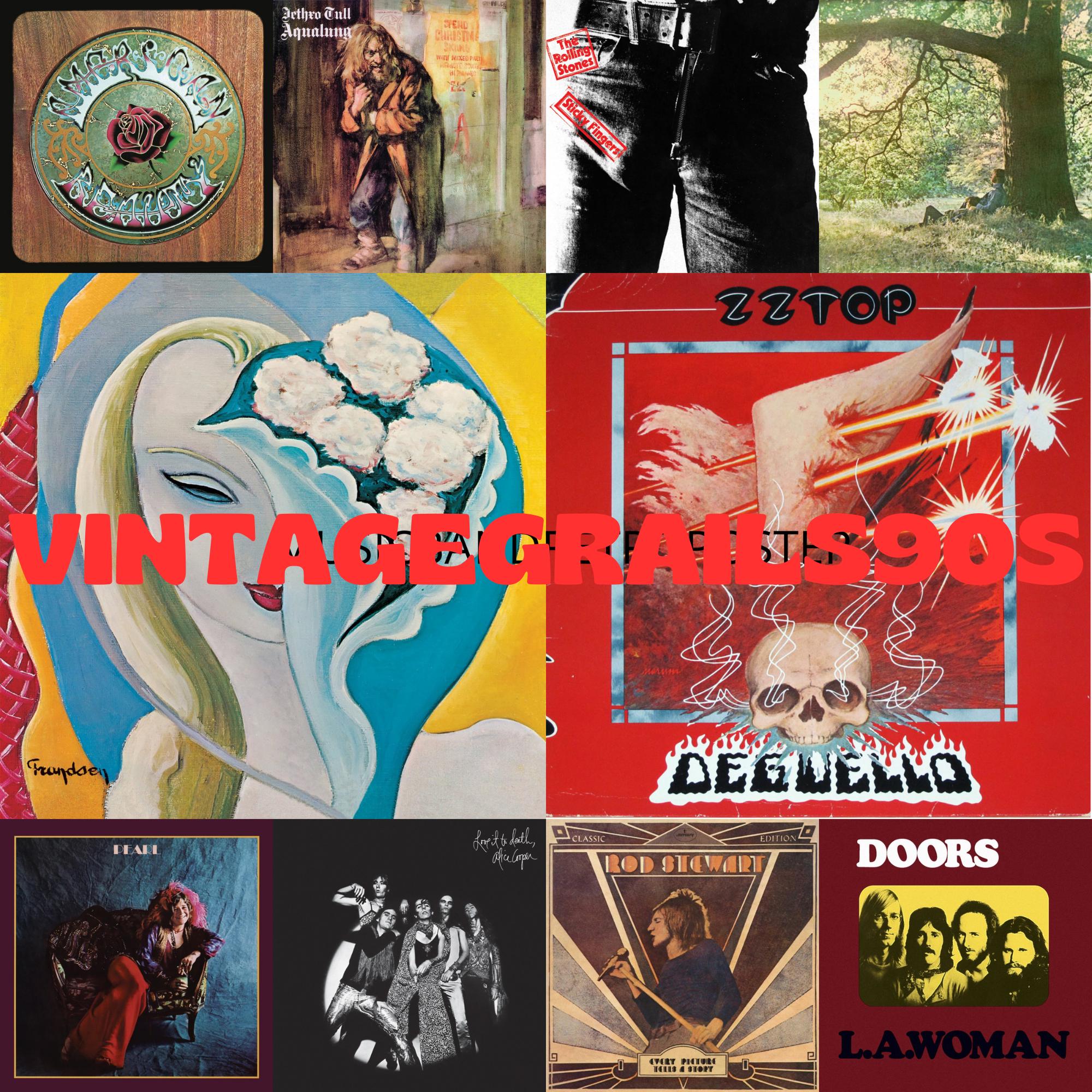 Best 70s Music Album Covers - Collage Retro - Wall Art - Home Decor ...