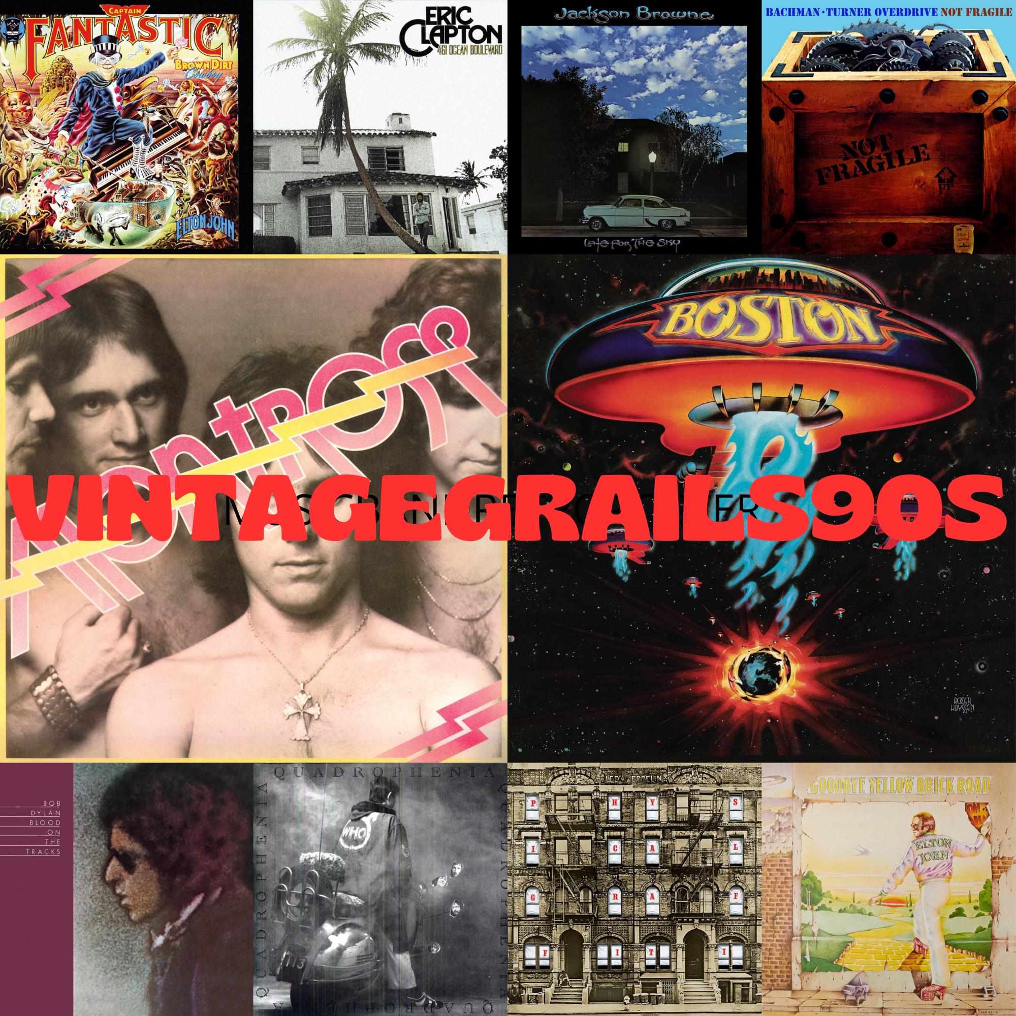 Best 70s Music Album Covers - Collage Retro - Wall Art - Home Decor ...