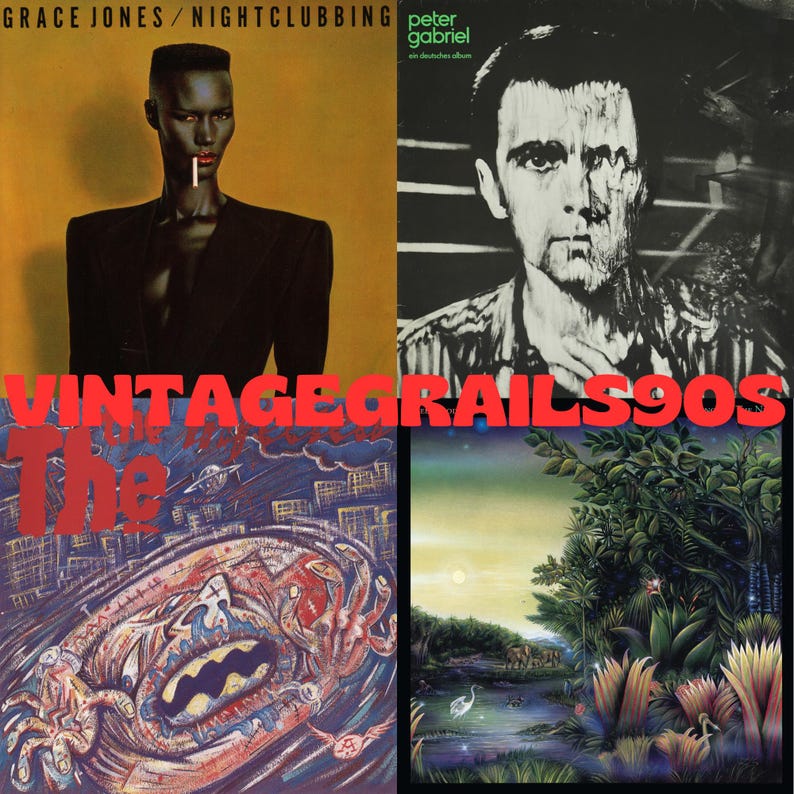 Best 80s Music Album Covers - Collage Retro - Wall Art - Home Decor ...
