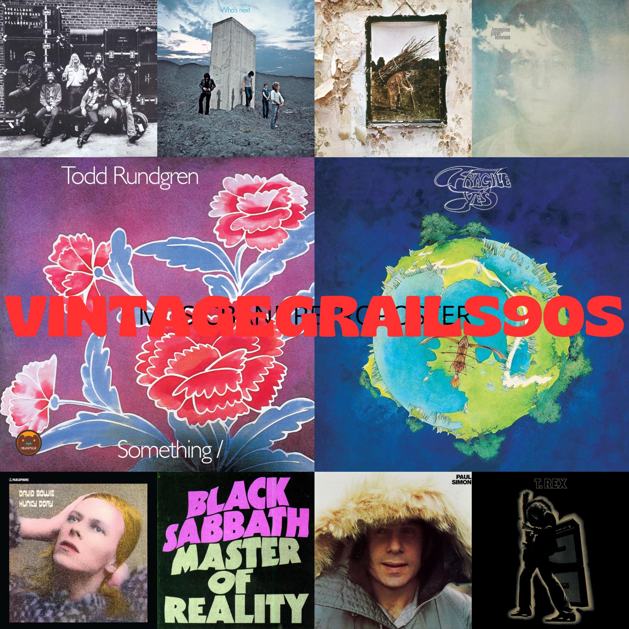 Best 70s Music Album Covers - Collage Retro - Wall Art - Home Decor ...