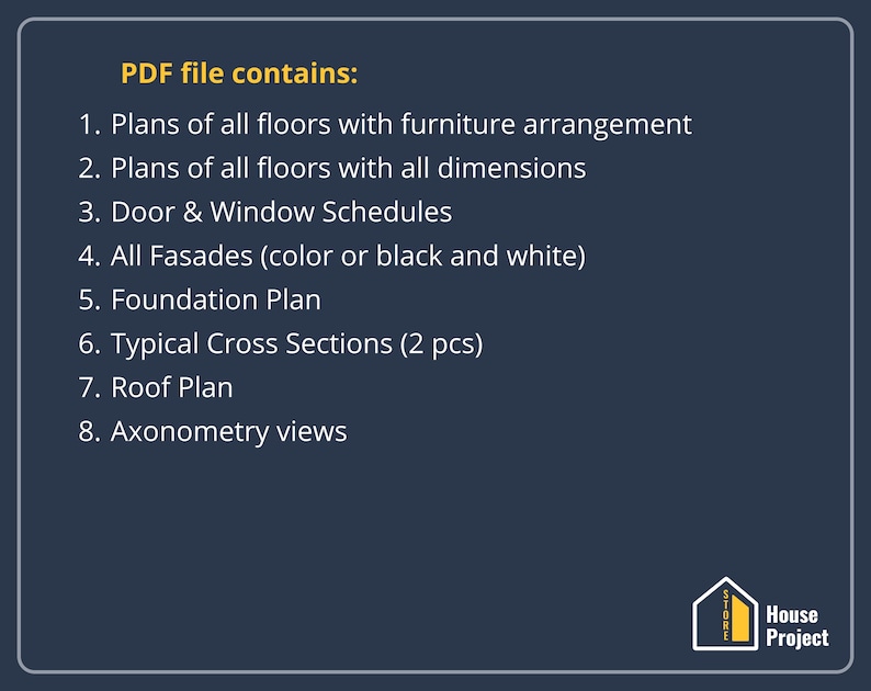 Small Modern House Plan With Loft, 1 Bedroom (PDF) - Etsy
