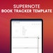 Supernote Book Tracker Template, Supernote Template, Supernote A5X ...