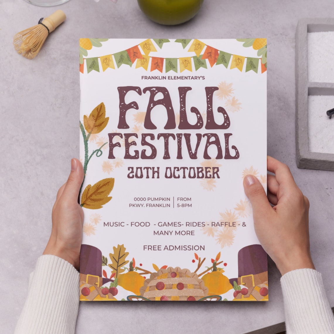 Editable Fall Festival Flyer, Harvest Festival, Fall Festival Invite ...