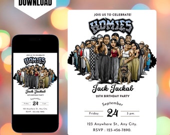 Editable Cholo Birthday Invitation Template, Printable Cholo Invite ...