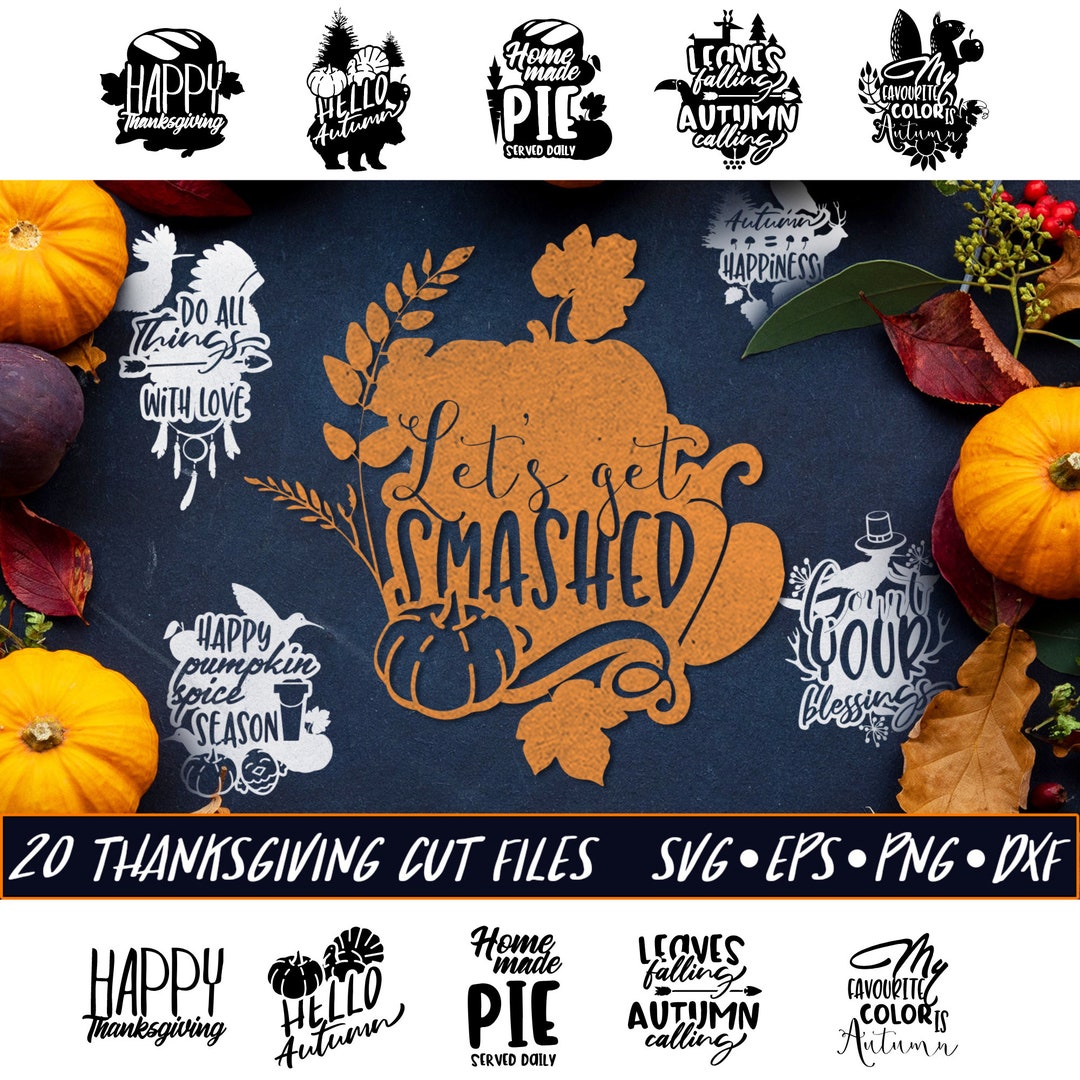 Thanksgiving Svg Bundle, Fall Svg Bundle, Autumn Svg Bundle, Halloween ...