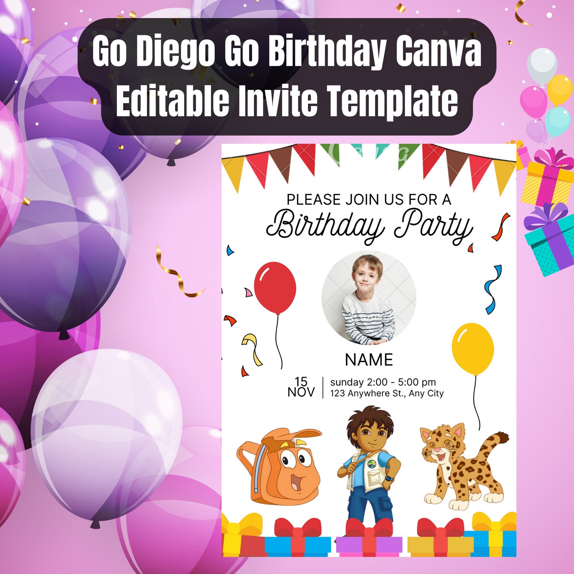 Go Diego Go Happy Birthday