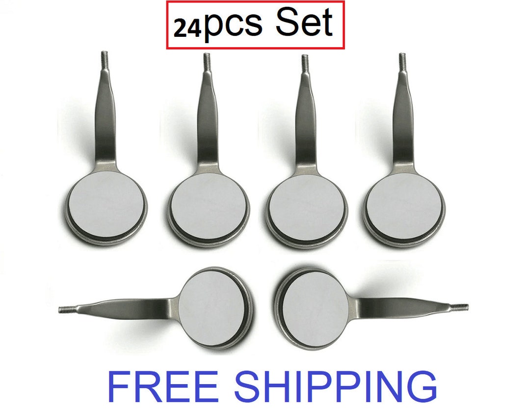 24 Dental Mouth Mirror Cone Socket Double Sided No-5 Dental - Etsy