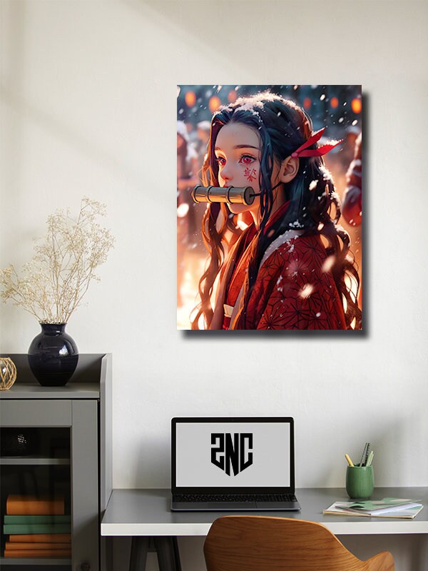 Nezuko Demon Slayer Anime & Manga Design Metal Poster - Etsy