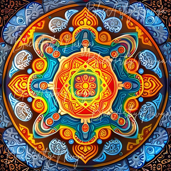 Mandala Sand Art - Etsy