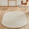 Pink Oval Hand Tufted Rug Made of 100% Wool Area Rug Carpet for Home ...