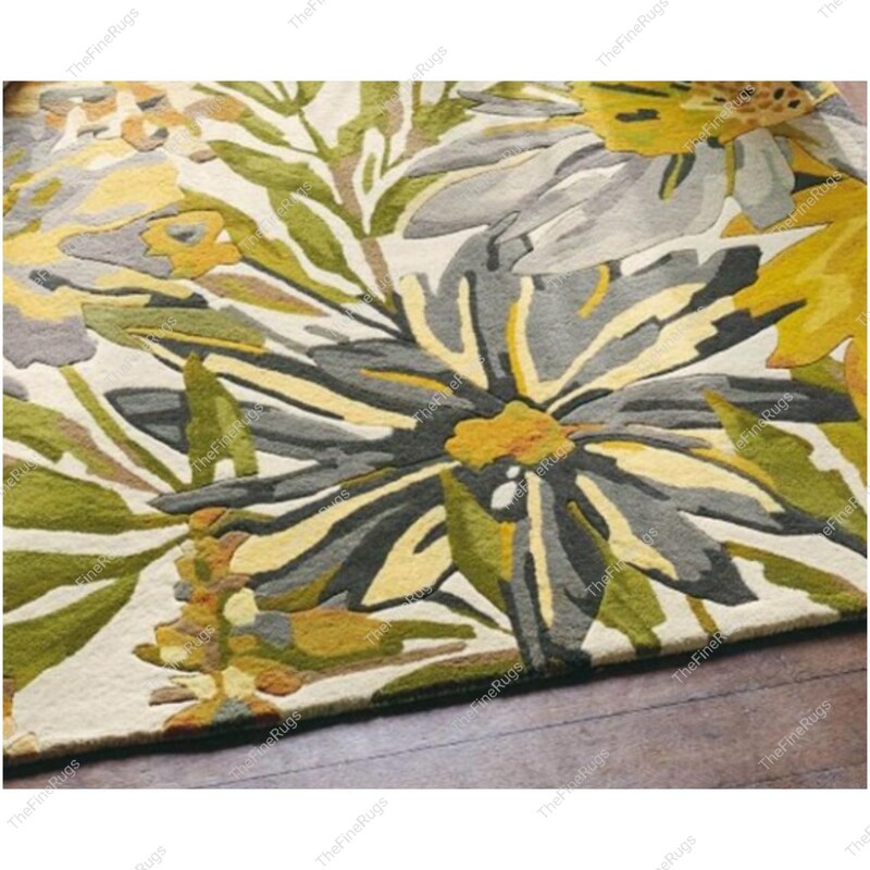Floral Rug - Etsy
