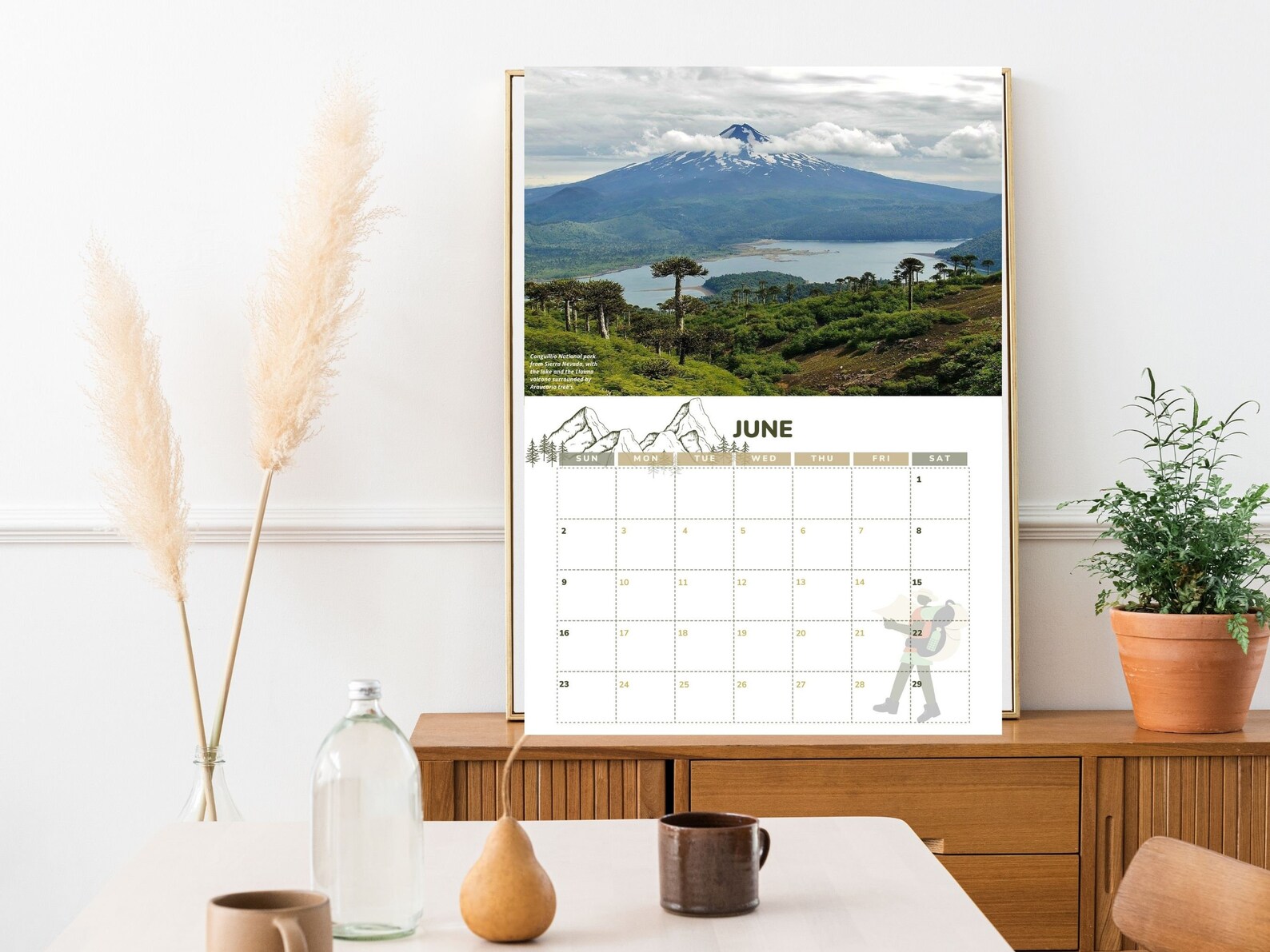 2024 Calendar 2024 Elegant Monthly Calendar Sunday Start 2024 Monthly ...