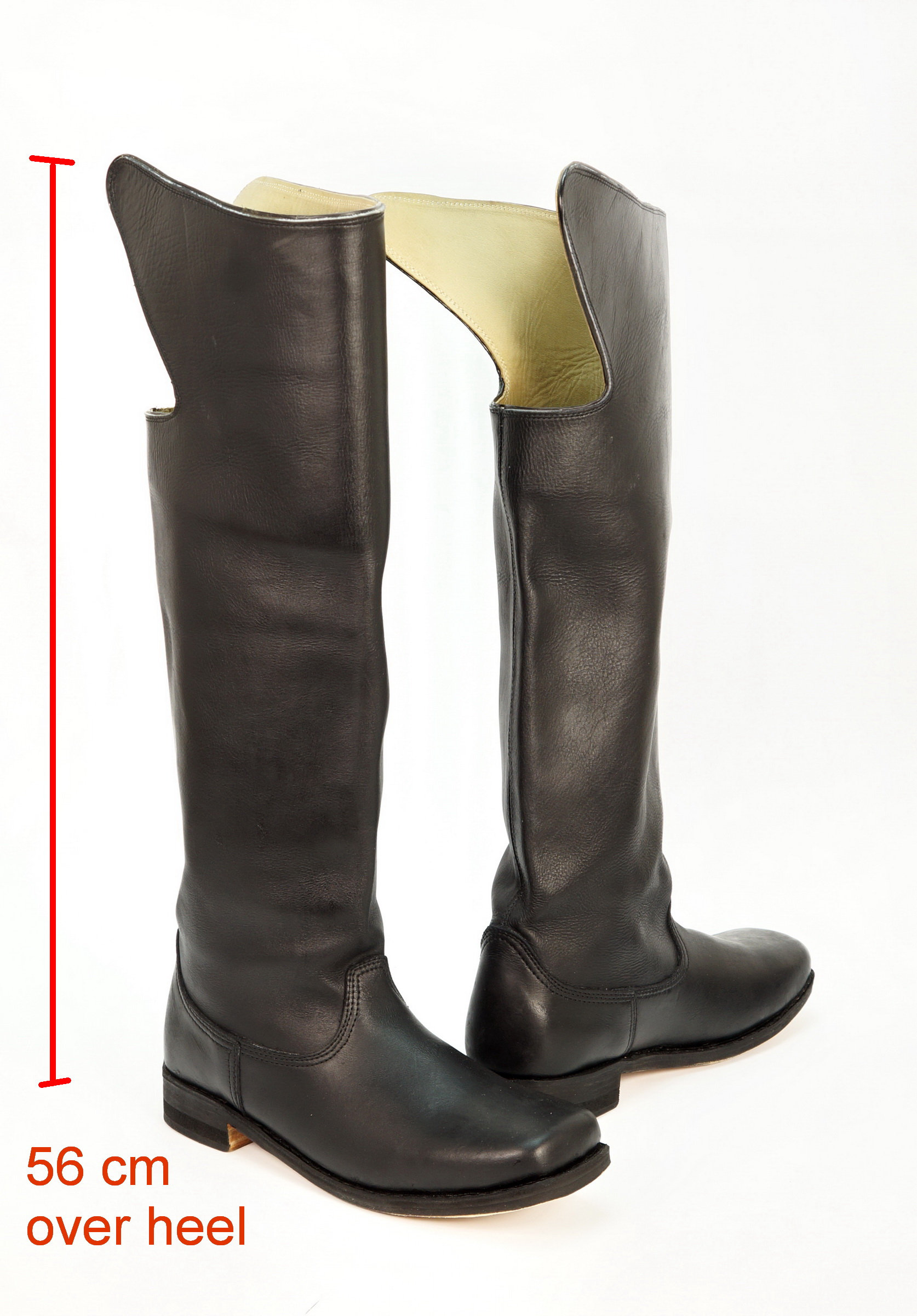 Size 44 Eu (11 Usa) Tall Napoleon Dragoon Man Boots Size Color Black - Etsy