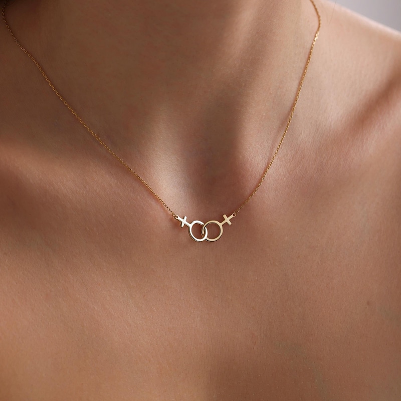 Double Venus Necklace - Etsy