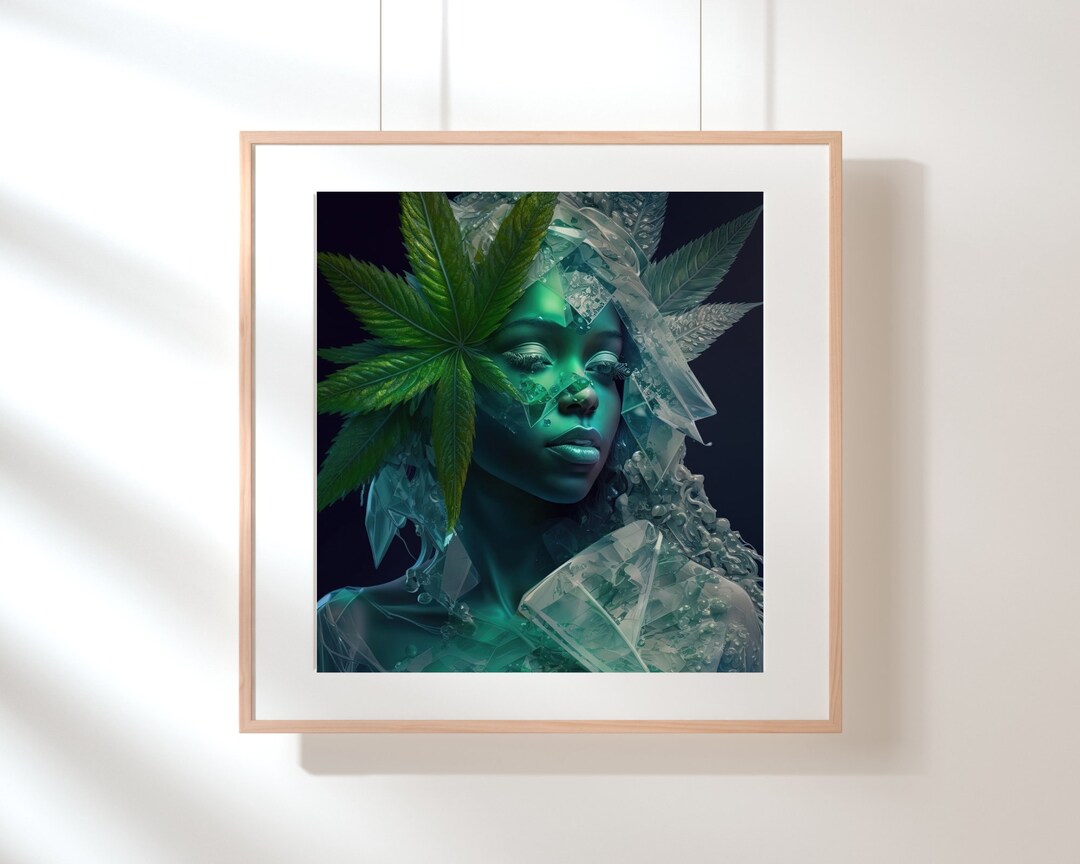 Cannabis Art AI Generated Instant Digital Download PNG Weed - Etsy