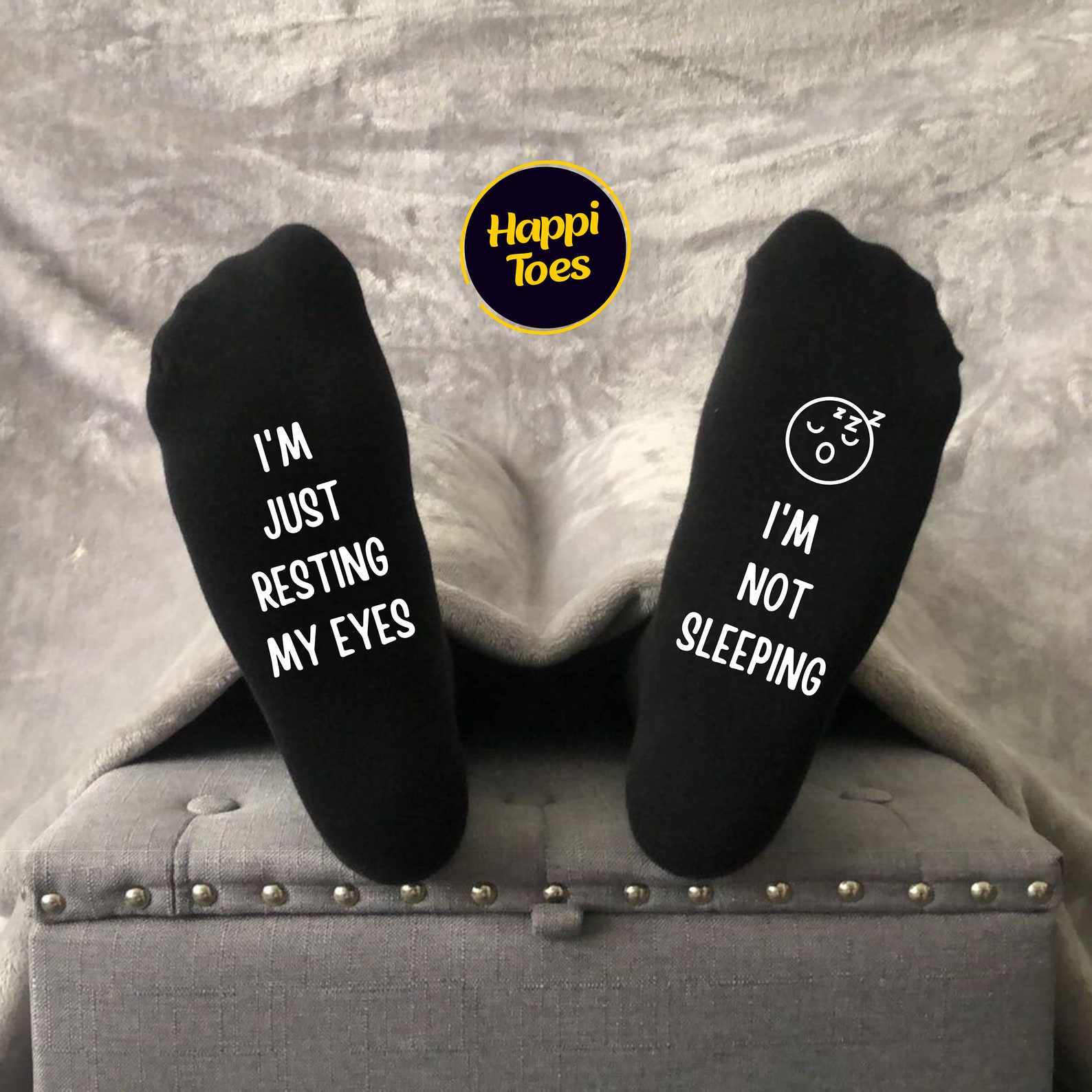 Do Not Disturb Socks, I'm Just Resting My Eyes Socks, I'm Not Sleeping ...