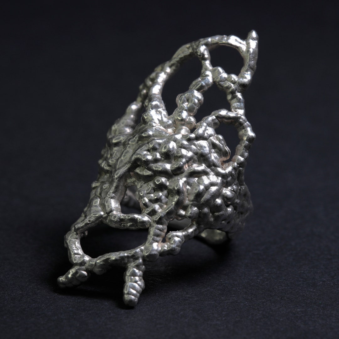 Spider Molasses Hand-sculpted Organic Recycled Sterling - Etsy