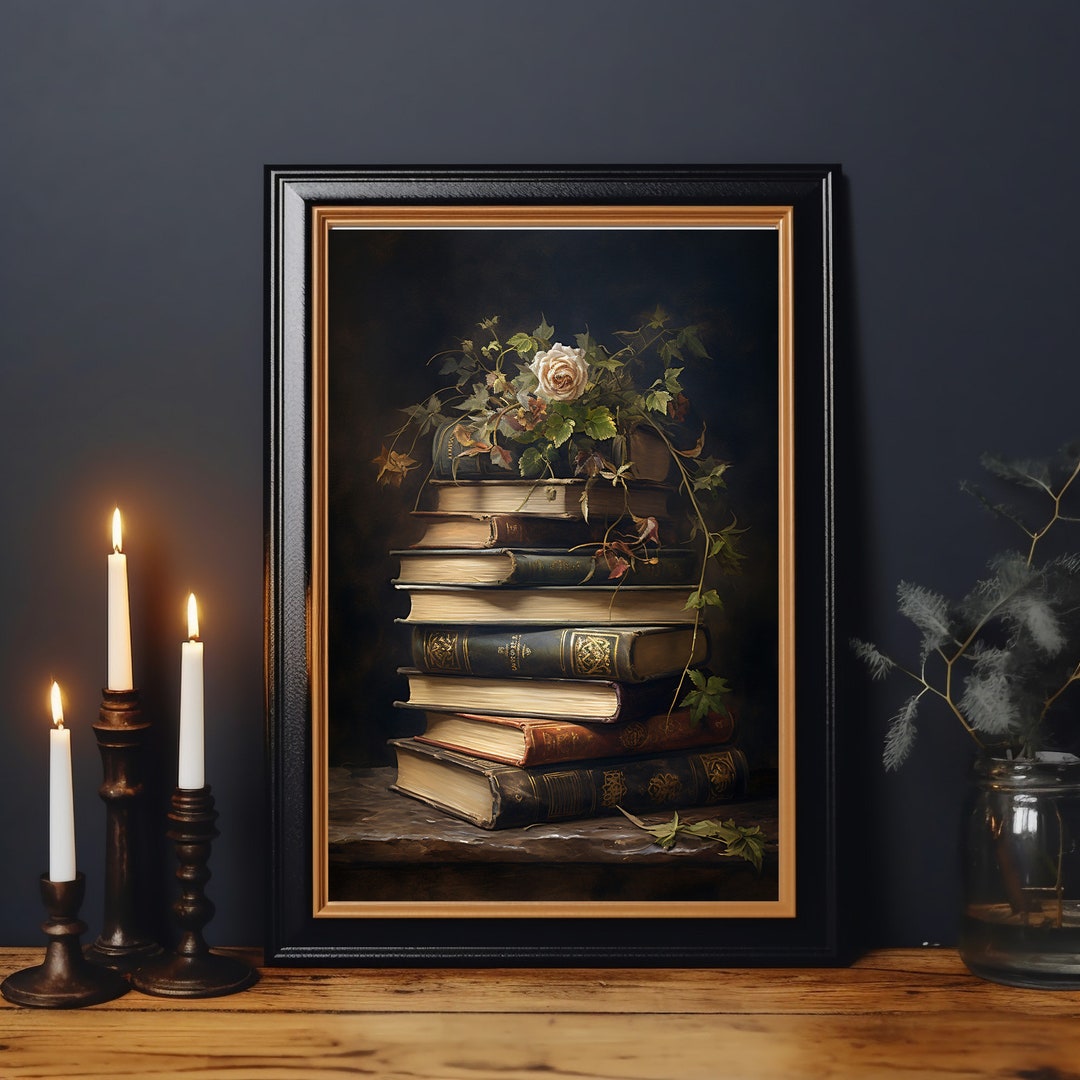 Dark Academia Print, Moody Victorian Wall Art, Dark Decor Aesthetic ...