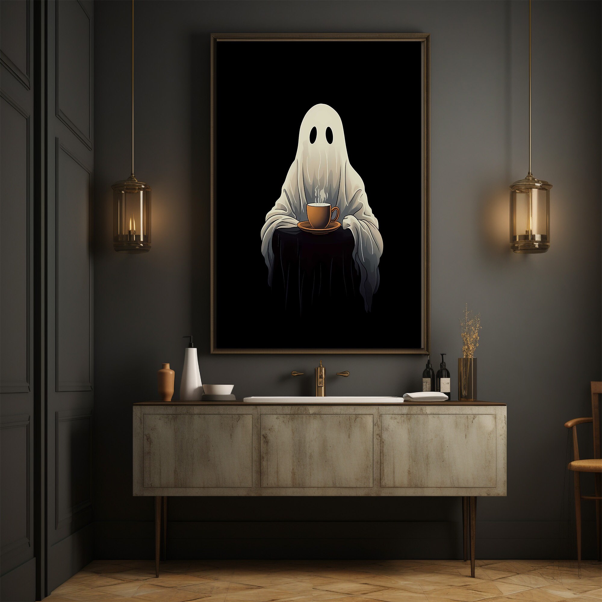 Ghost Painting, Dark Academia, Ghost Drawing, Gothic Art, Spooky ...