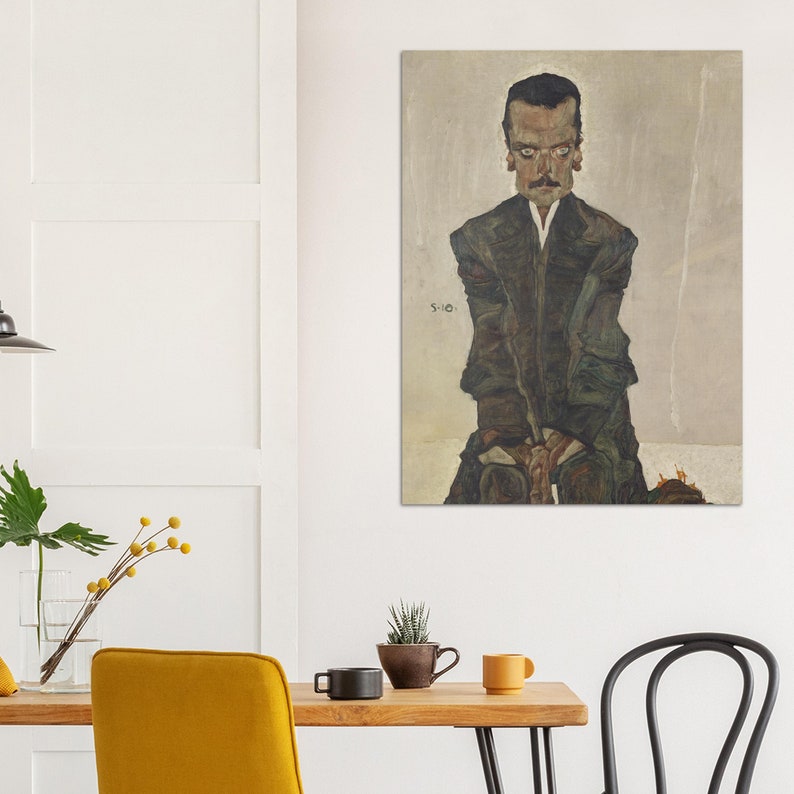 Egon Schiele Poster, Egon Schiele Print, Austrian Expressionism ...