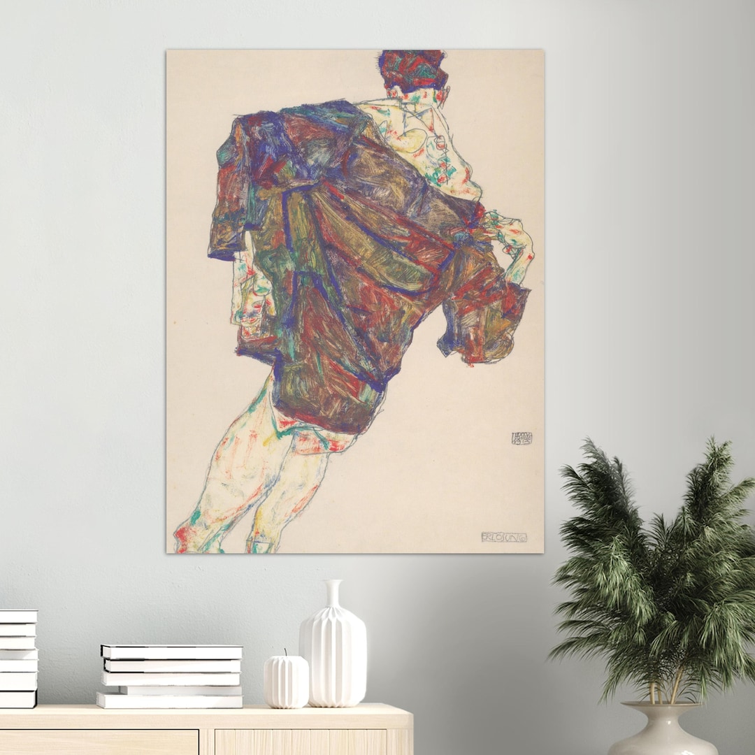 Egon Schiele Poster, Egon Schiele Print, Austrian Expressionism ...