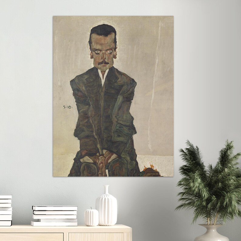 Egon Schiele Poster, Egon Schiele Print, Austrian Expressionism ...