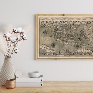 Turkish Art, Map of Turkey 1923, Ottoman, Ottoman Art, Ottoman Map ...