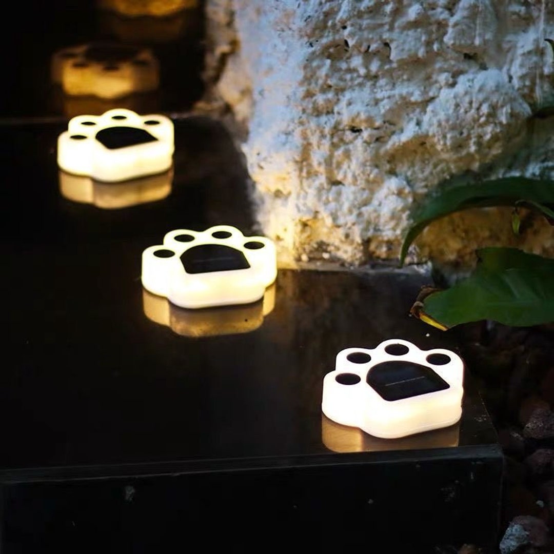 4 X Cats Paw Solar Lights New in Box - Etsy
