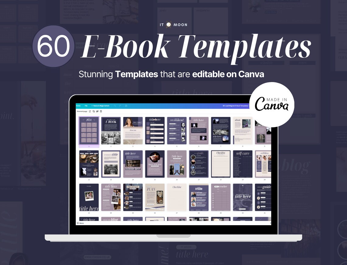 60 Spiritual E-book Pages | Magical E-book Templates | Witch & Wizards ...
