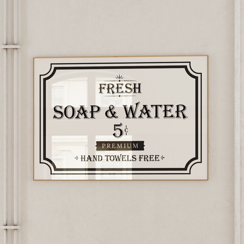 Vintage Soap Sign - Etsy