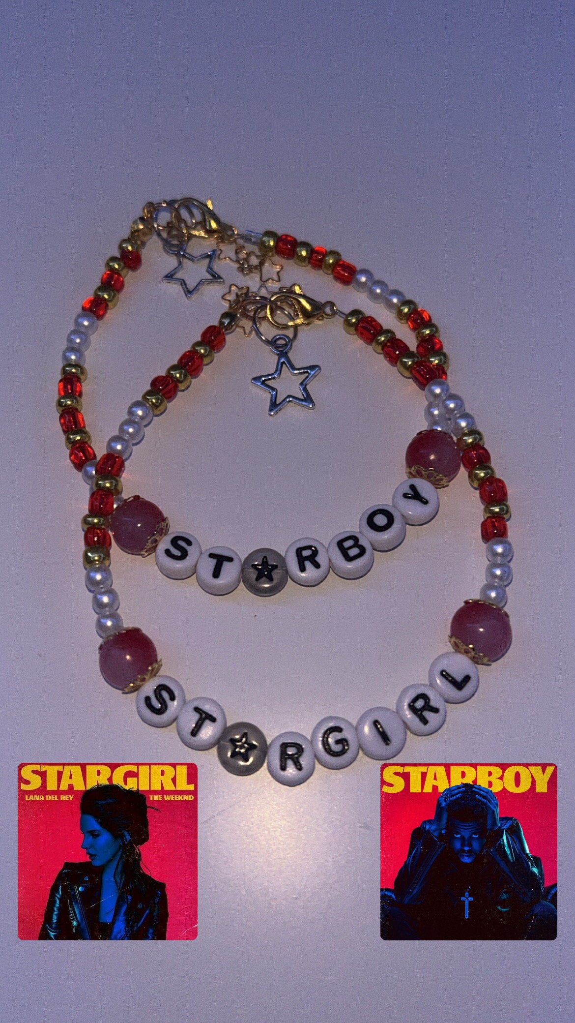 Star Girl/star Boy Duo Bracelet Lana Del Rey and the Weekend Duo Share ...