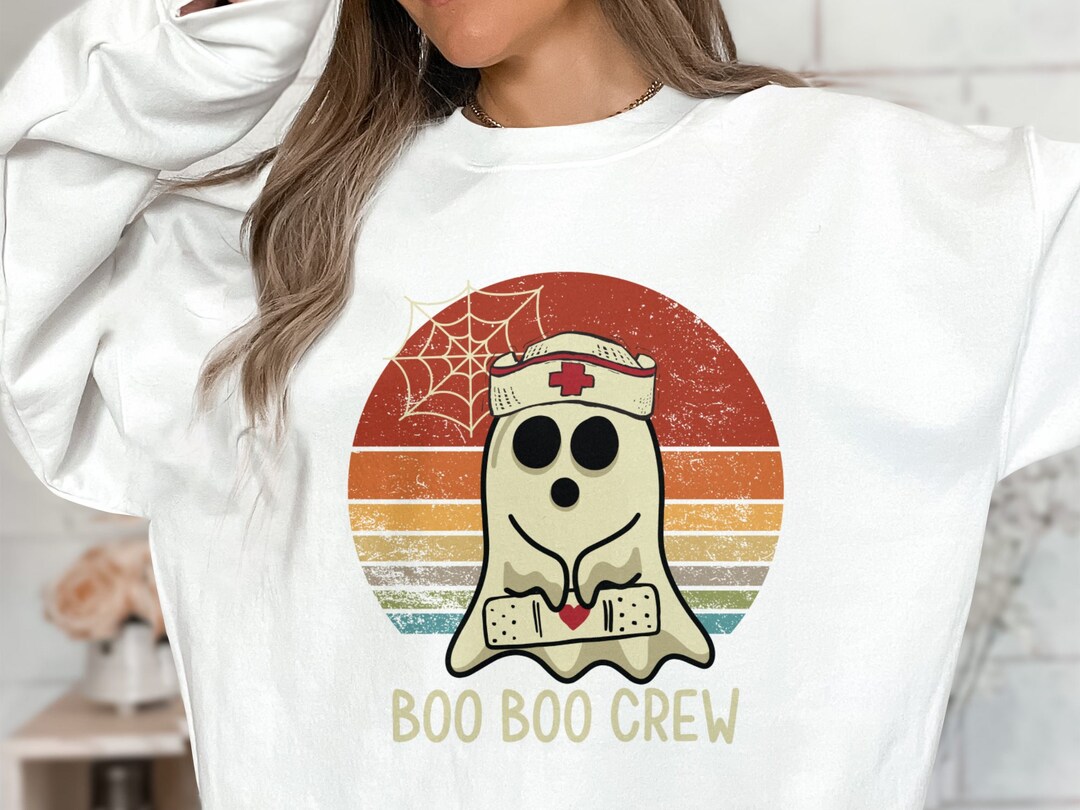 Boo Boo Crew T-shirt Halloween T-shirt Funny Halloween Tee - Etsy