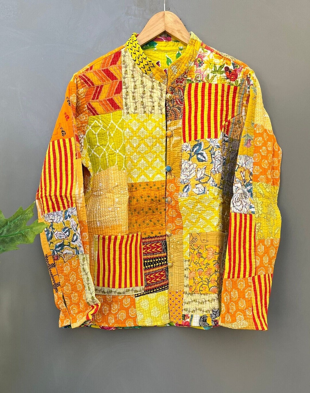 Handmade Silk Reversible Jacket Unique Jacket Patchwork Jackets Gift ...