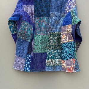 Silk Matching Handmade Patchwork Jacket Gift for Her Women's Clothing ...