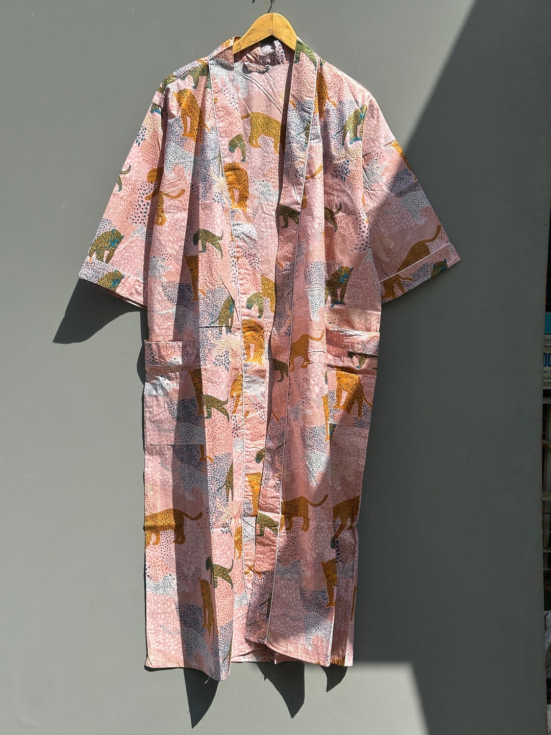 Tiger Robe, Dressing Gown, Unique Gift, Bridesmaid Dress, Kimono ...