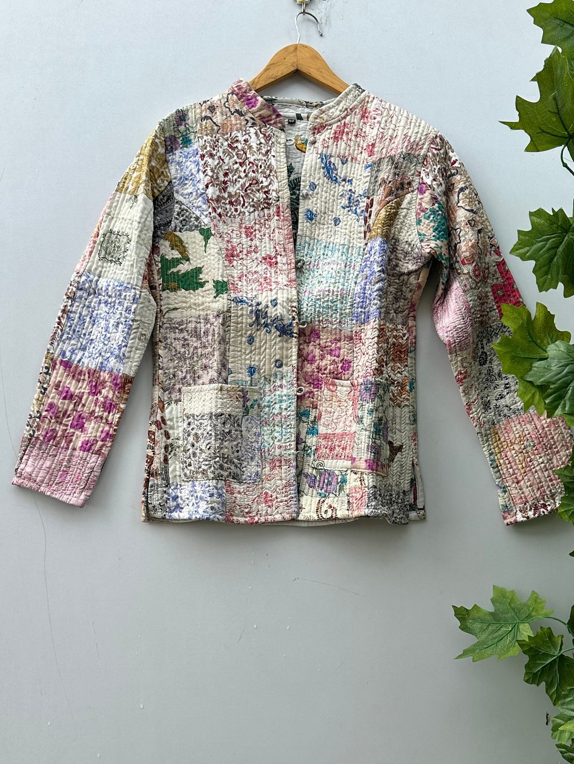 Handmade Patchwork Jackets, Indian Cotton Handmade Winter Jacket Coat ...