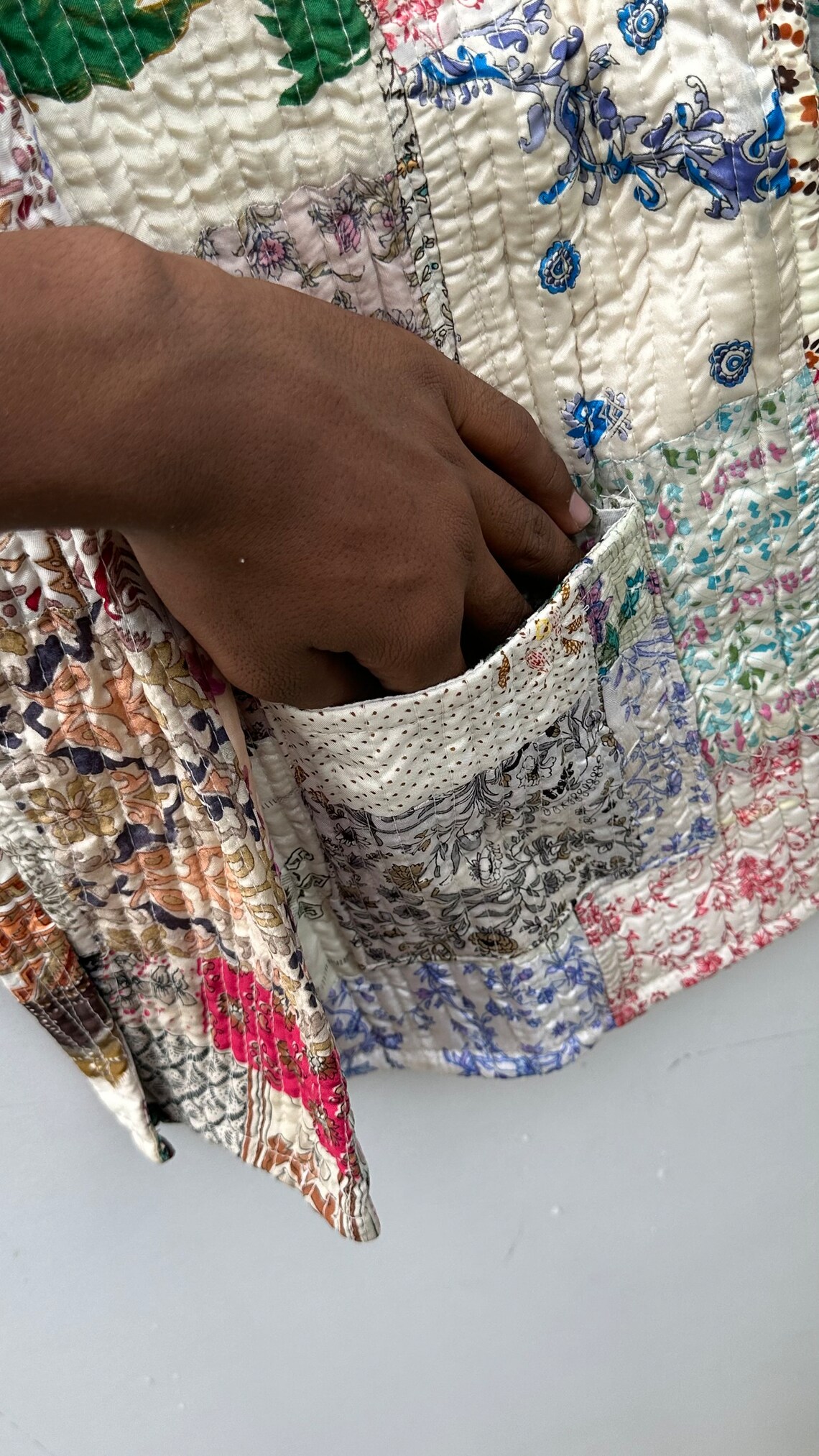 Handmade Patchwork Jackets, Indian Cotton Handmade Winter Jacket Coat ...