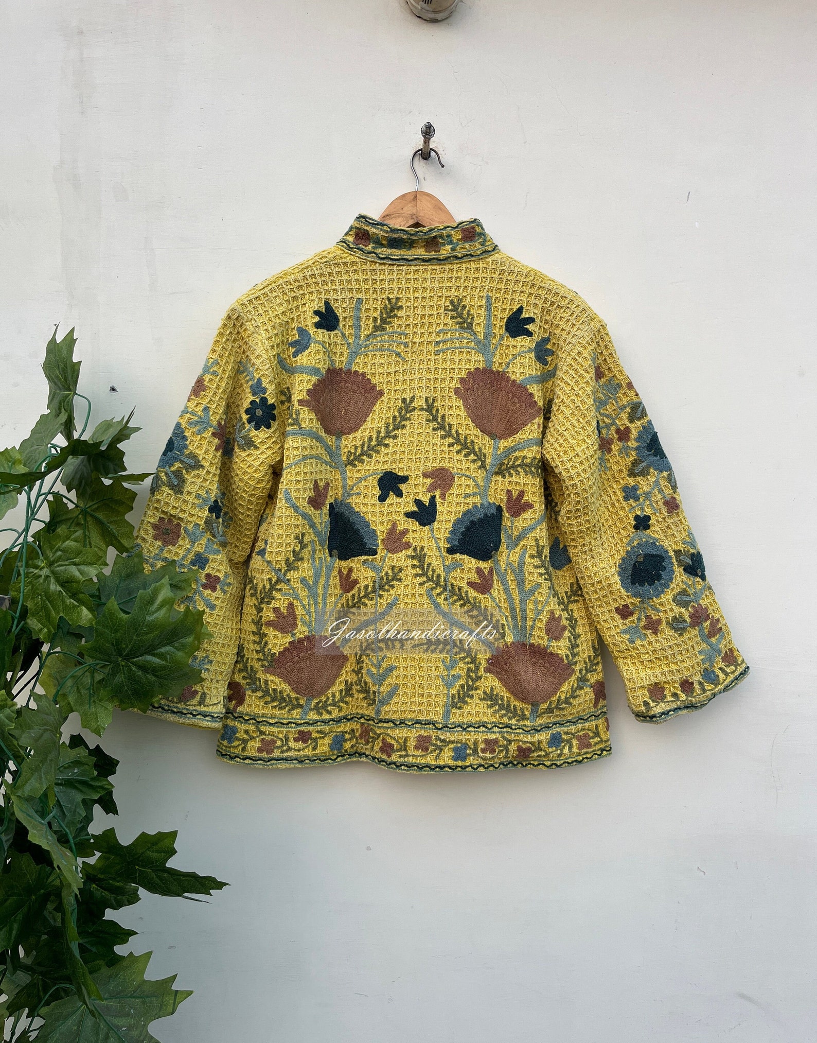 Waffle Pattern Tnt Suzani Jacket - Etsy
