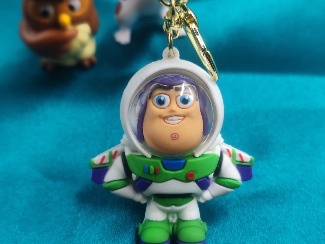 Buzz Lightyear Keychain Doll Keychain Car Keychain Bag Pendant - Etsy