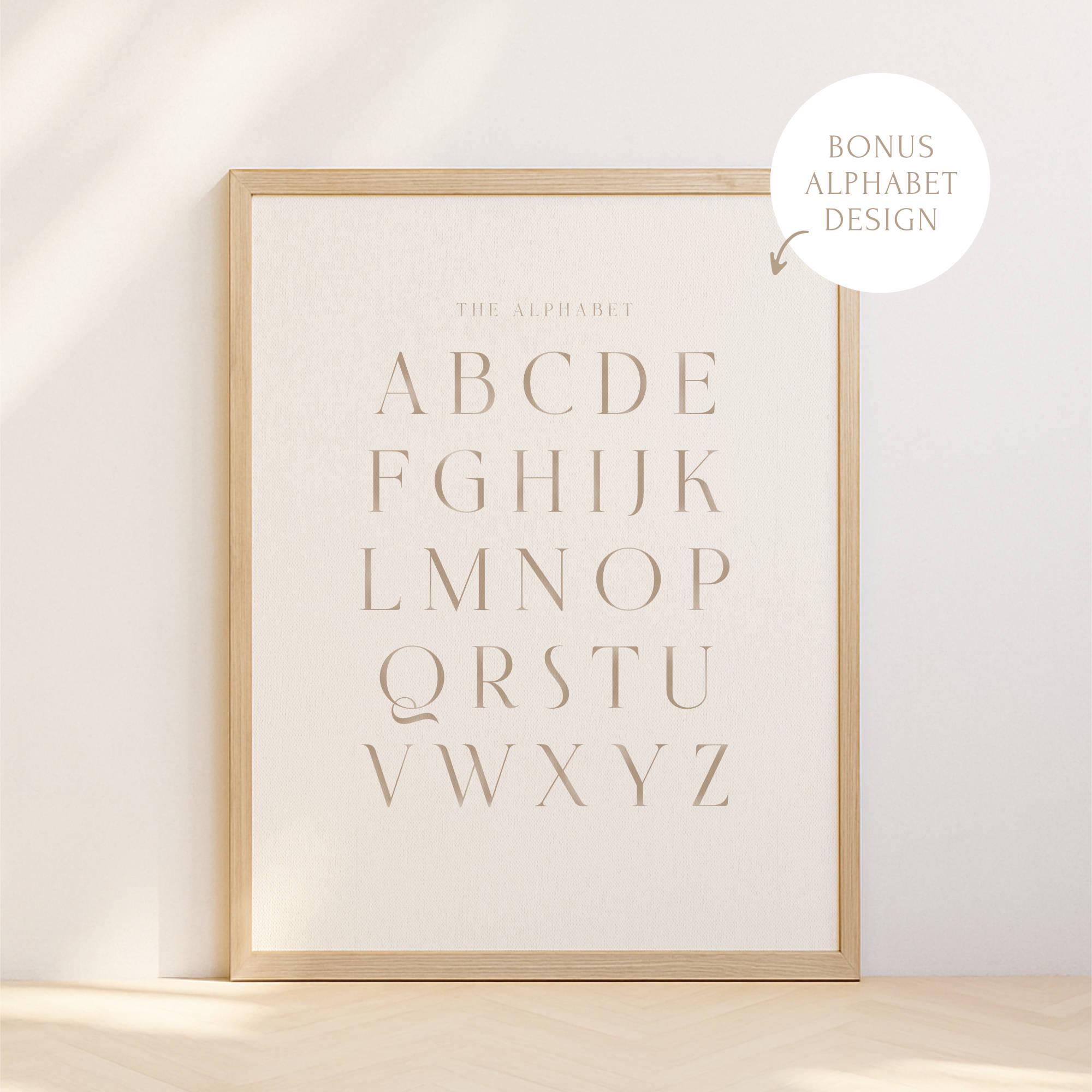 Antique Storybook Geese, Silly Goose Print, Printable Neutral Alphabet ...