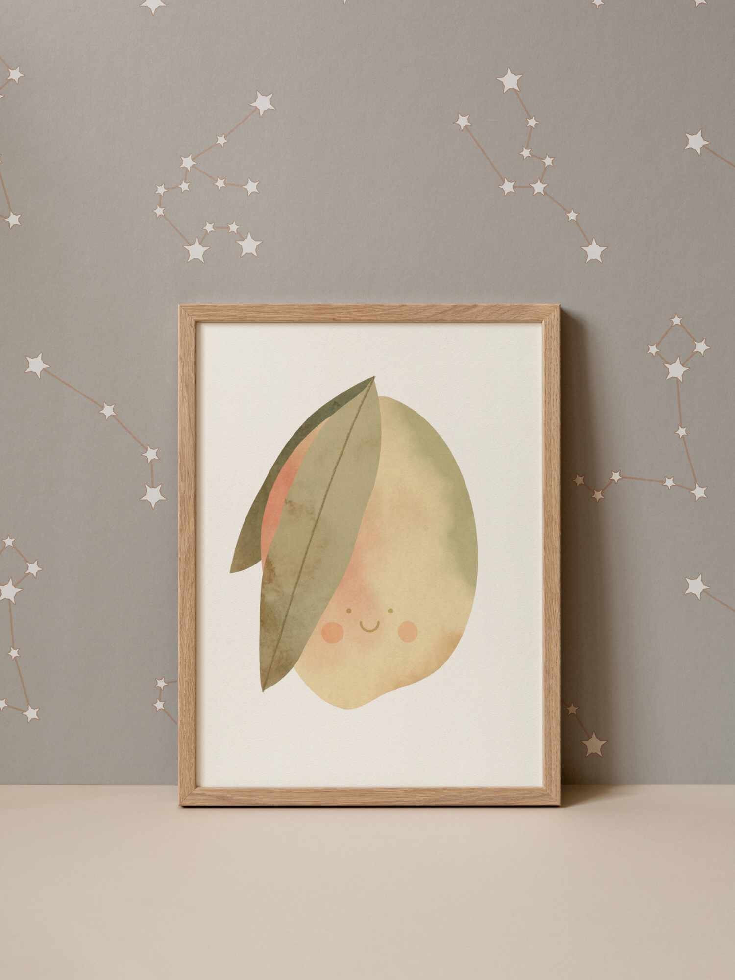 Mango Artwork for Kids' Room Digital Prints for Playroom Artwork for ...