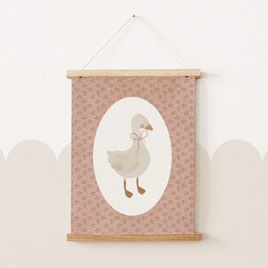 Antique Storybook Geese, Silly Goose Print Set, Printable Alphabet ...